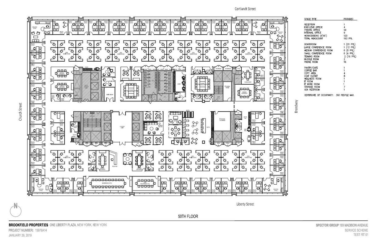 One Liberty Plaza Offices for Lease